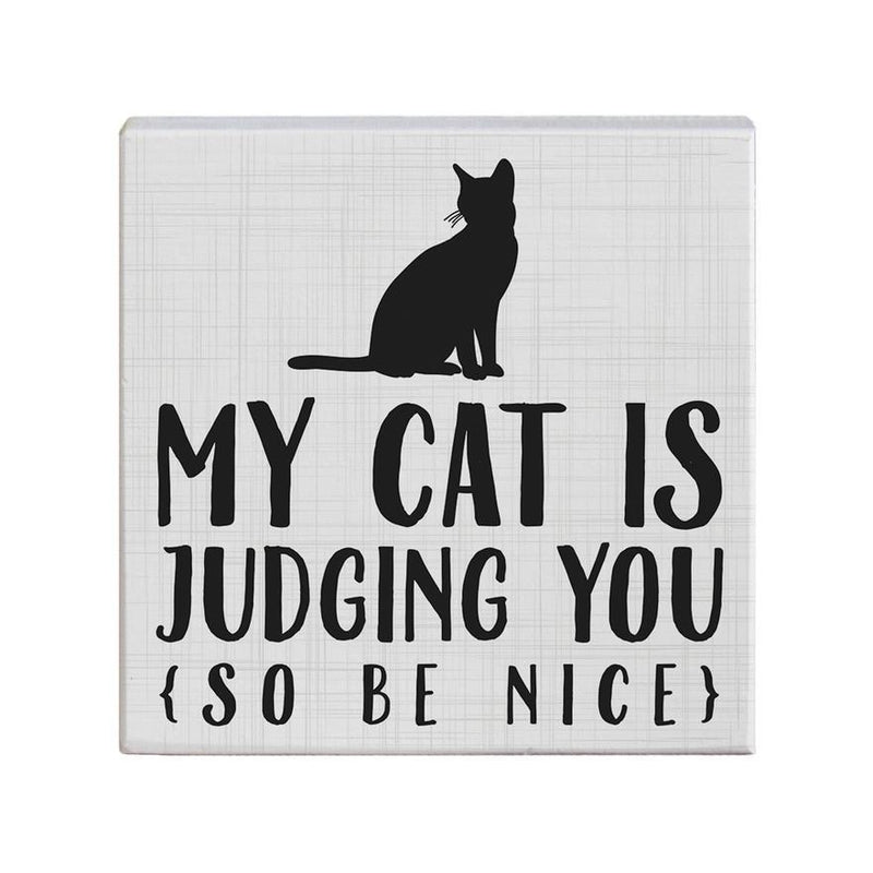Cat Judging You - Small Talk Square – Spotted Moon