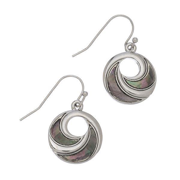 Round Shell Earrings – Spotted Moon