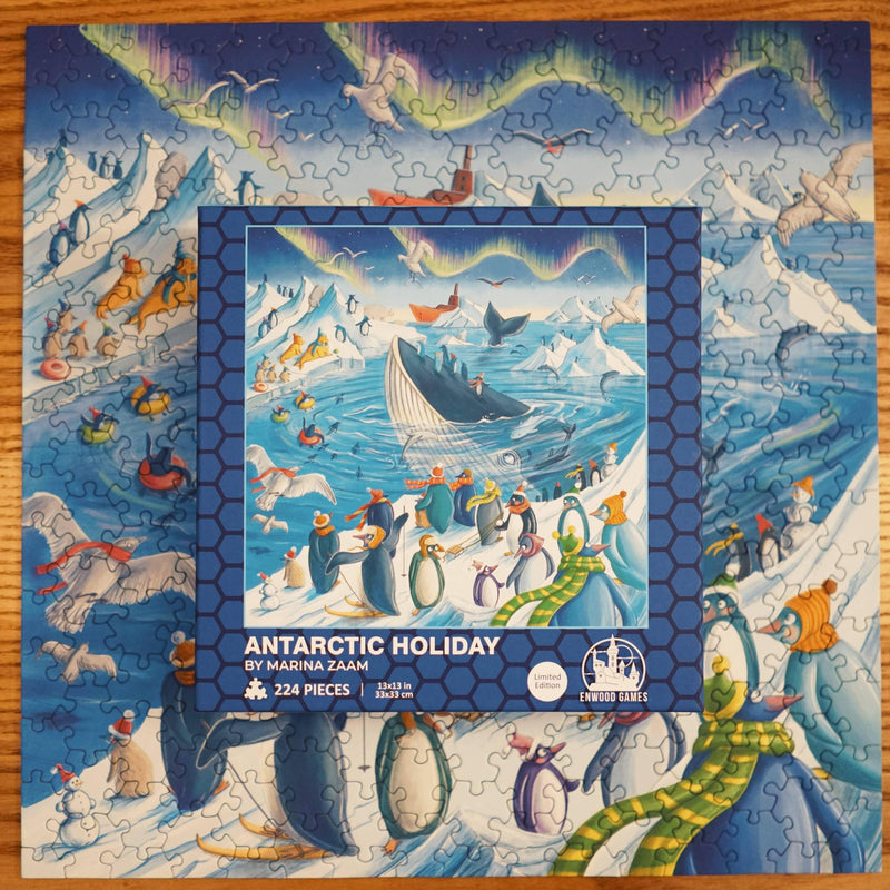 Puzzle - Hexagon Shaped Pieces - Antarctic – Spotted Moon