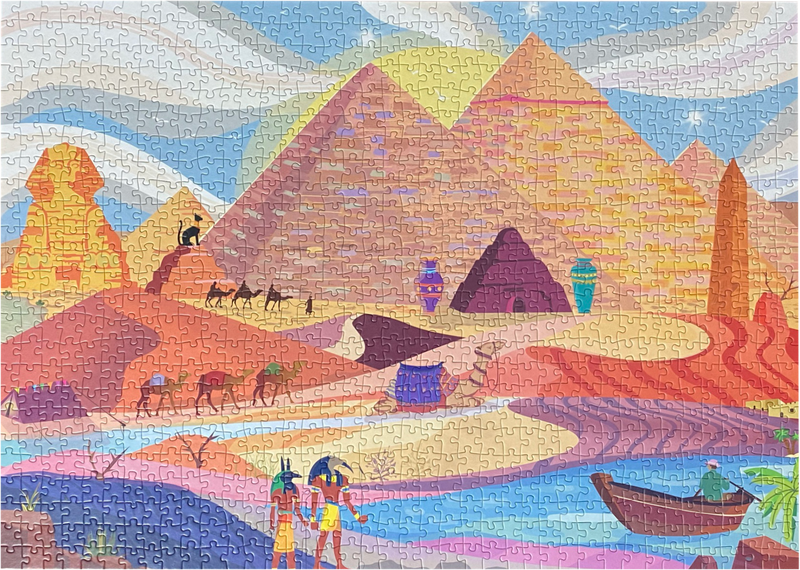 Puzzle - Puzzling Pyramids - 1000 Piece – Spotted Moon