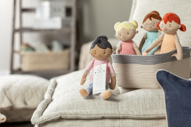 Strong Little Girl Dolls - Black Haired Doll – Spotted Moon